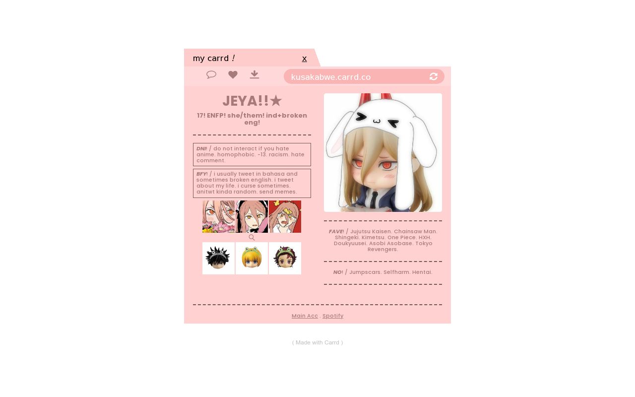 jeya's carrd